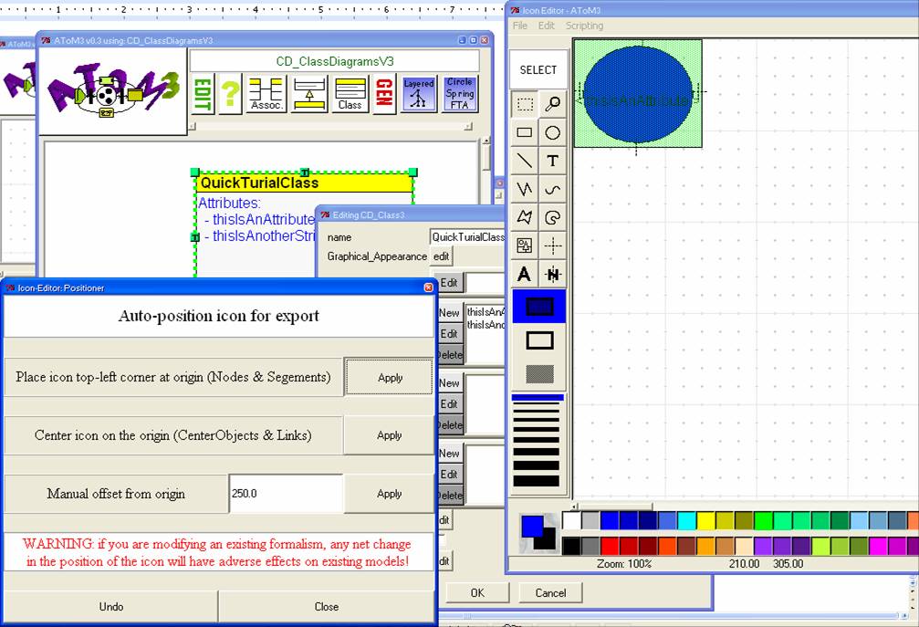 Getting started with AToM3 Meta-Modeling